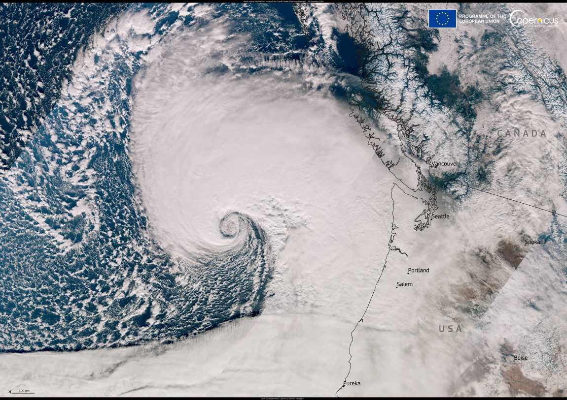 Image of the day: Bomb cyclone hits the west coasts of the US and ...