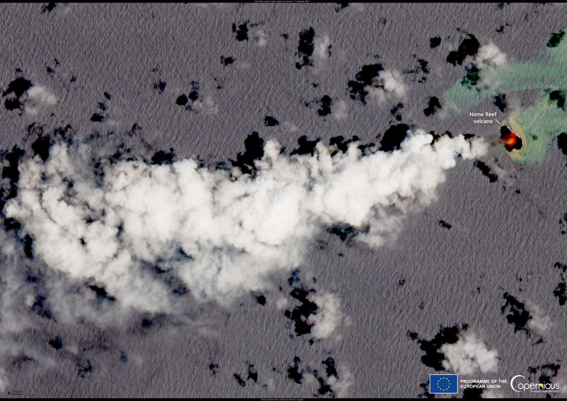 Image of the day: New eruption at Tonga's Home Reef volcano • Muser Press