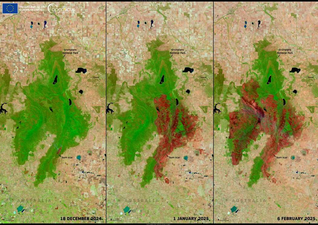 Image of the day: Bushfire destruction in Grampians National Park ...