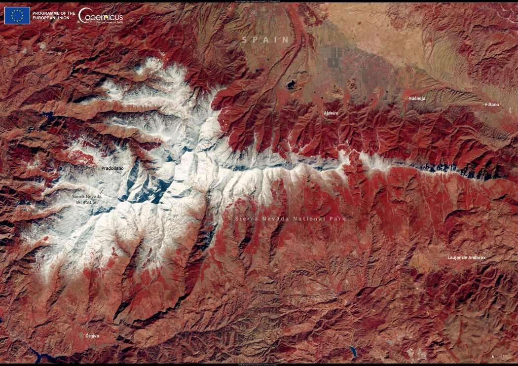 Image of the day: Snow in Sierra Nevada, Spain • Muser Press