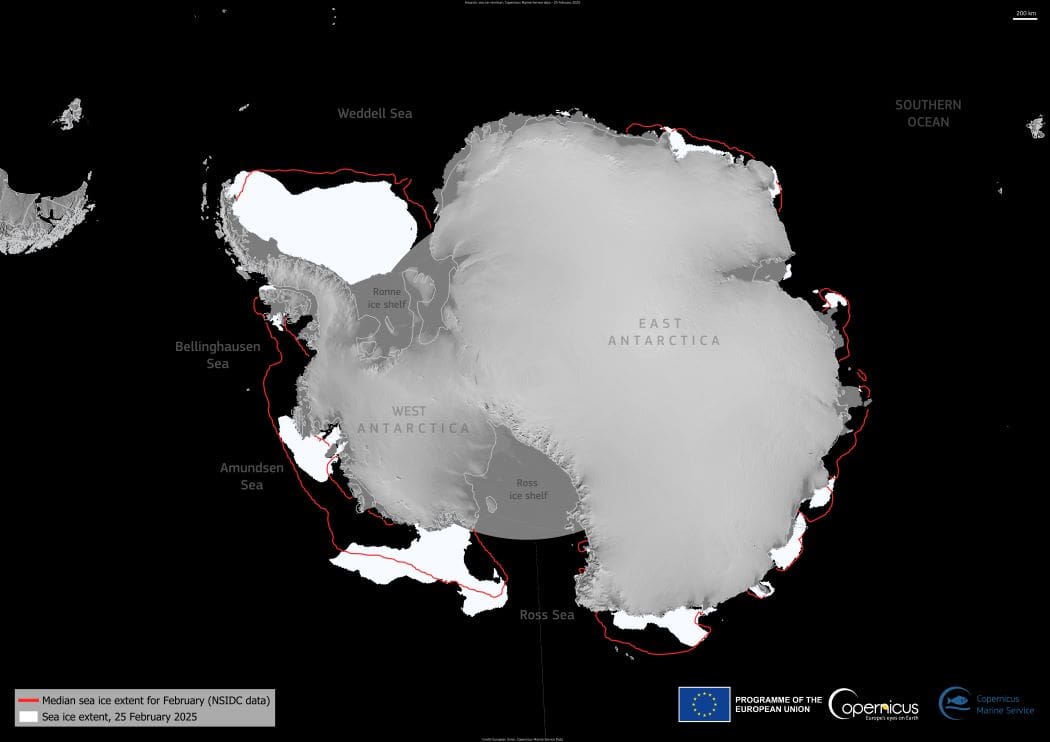 Image of the day: Antarctic sea ice continues its decline in 2025 ...