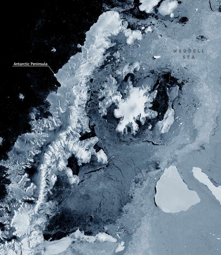 Image of the day: Graham Land’s complex glacial terrain • Muser Press