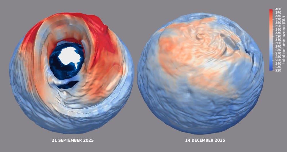 Image of the day: The smallest Antarctic ozone hole in five years ...